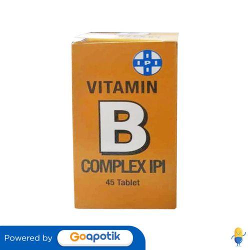 IPI VITAMIN B COMPLEX BOTOL 45 TABLET - Shop | Tokopedia