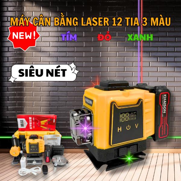 Máy cân bằng laser, máy thủy bình KHAISON 12 tia 3 màu mẫu mới - TikTok ...