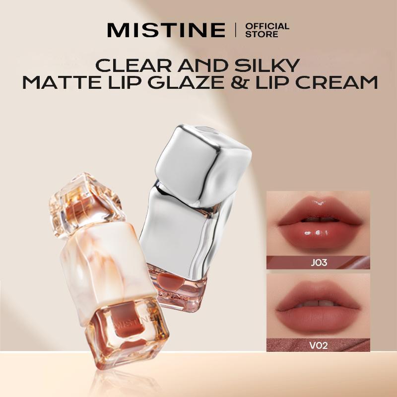 【NEW】MISTINE Thai Milk Coffee Color-locking Lip Glaze Glossy Matte Non-stick Cup Lasting ...