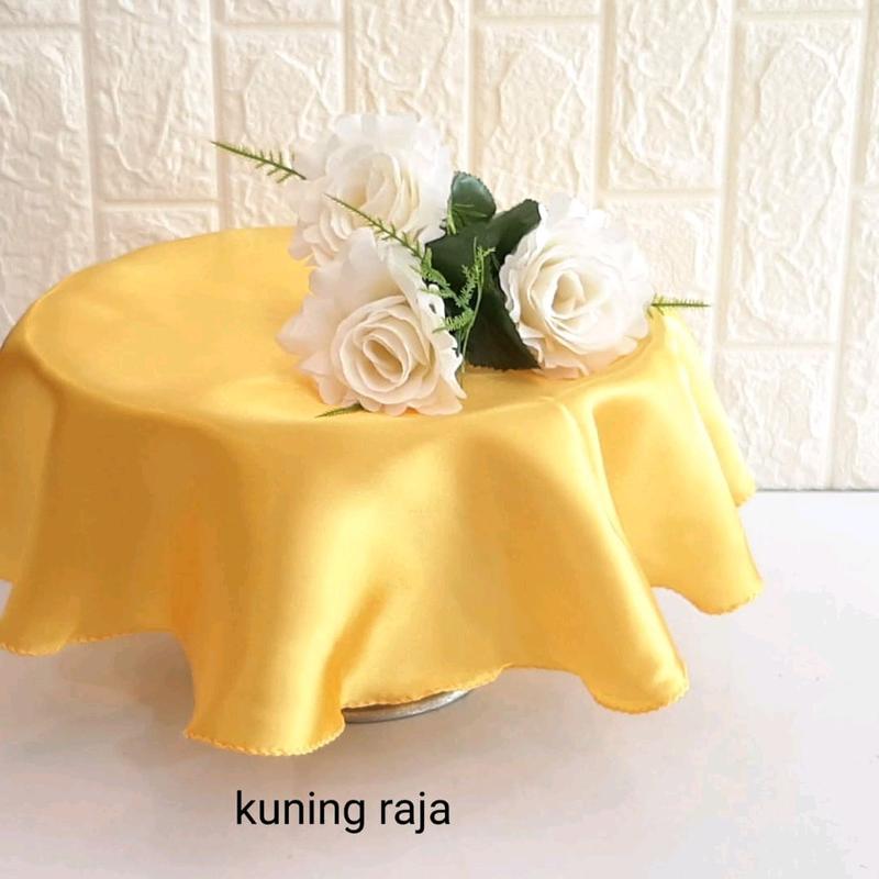 Alas Dulang Kain Satin Bulat 58cm x 58cm 1pc Ready Stock Decoration ...