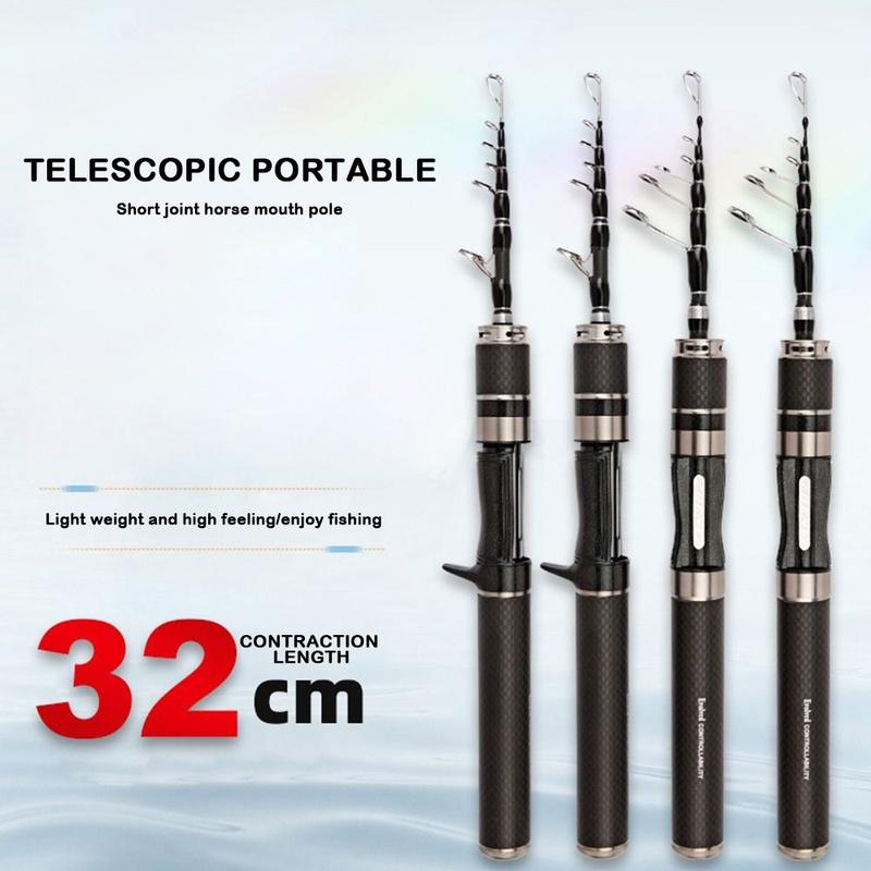 Uookin 2025 Telescopic Fishing Rod Full Kits Casting Rod Spincast ...