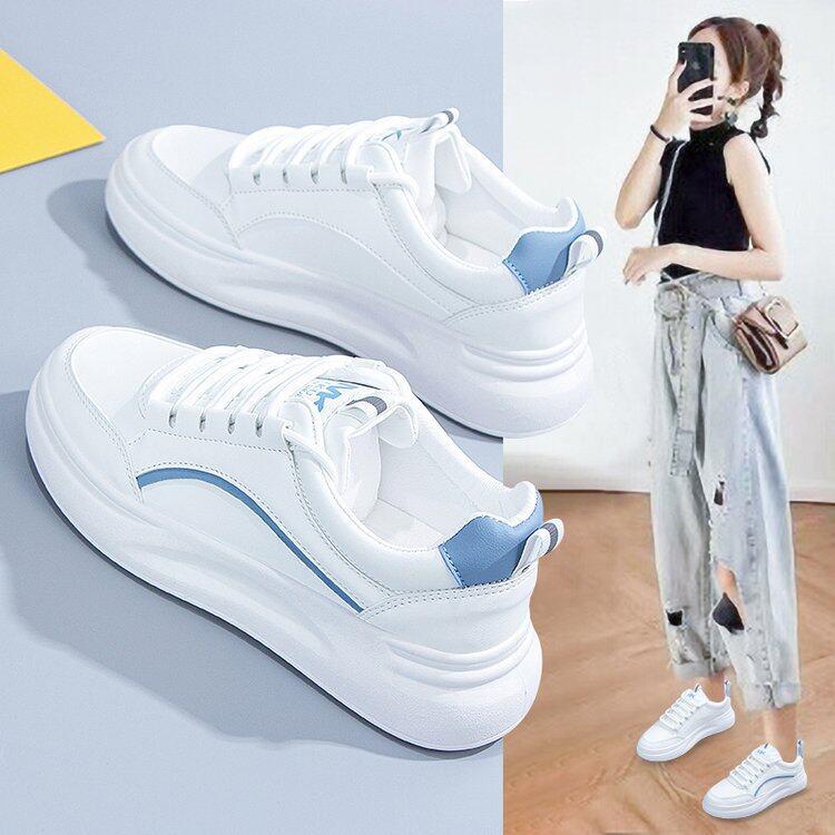 SS24 Women's sneakers white canvas shoes Korean sneakers sof - TikTok Shop Singapore