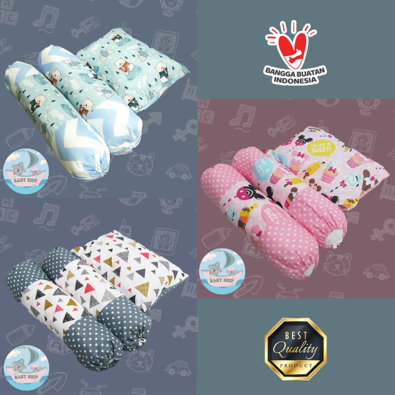 Set Bantal Guling Bayi Premium Free Tas Mika - Shop | Tokopedia