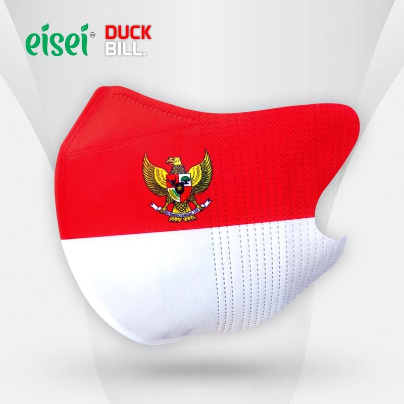 Eisei masker Duckbill Merah Putih with Garuda 4 Ply kulit mask - Shop ...