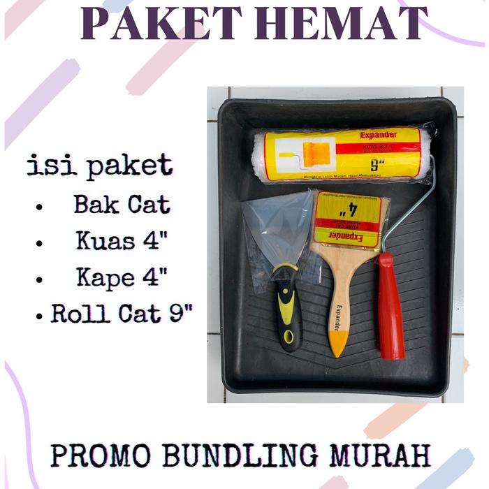 Jual PAKET ALAT CAT TEMBOK MURAH / ALAT PERTUKANGAN / CAT TEMBOK Kotak ...