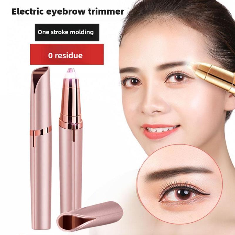 Electric Eyebrow Trimmer Set Rechargeable Brows Razor Lady Automatic ...