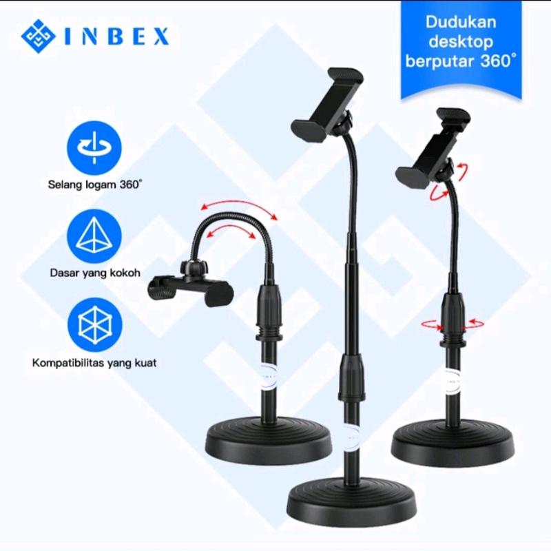 Tripod HP 360° Meja stand holder Vlog Youtube live tiktok konten bisa ...