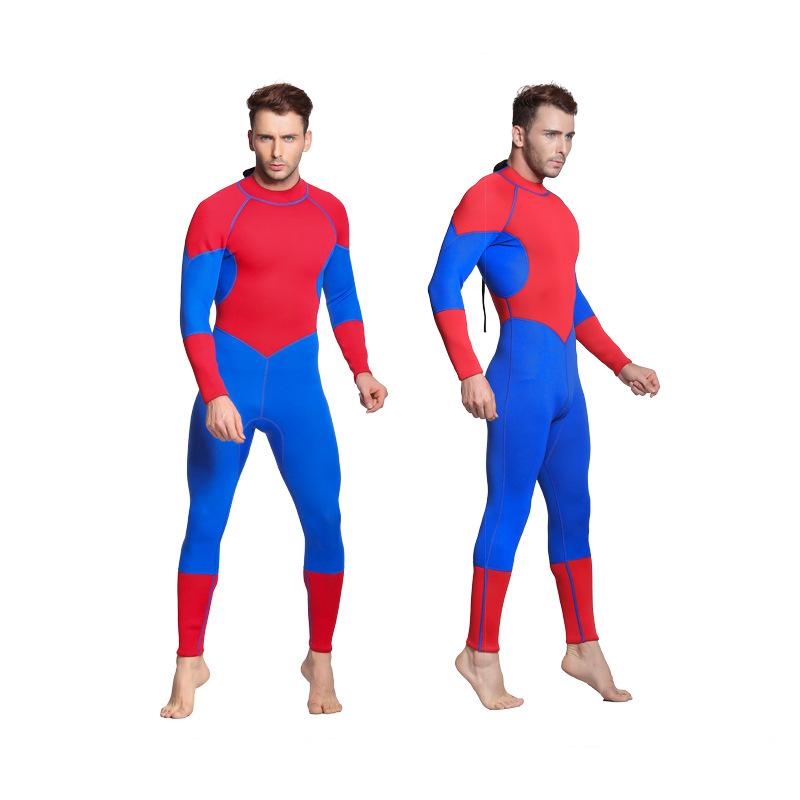 3mm Diving Suit Men's Cold-Proof Warm Surfing Suit Paddle Board ...