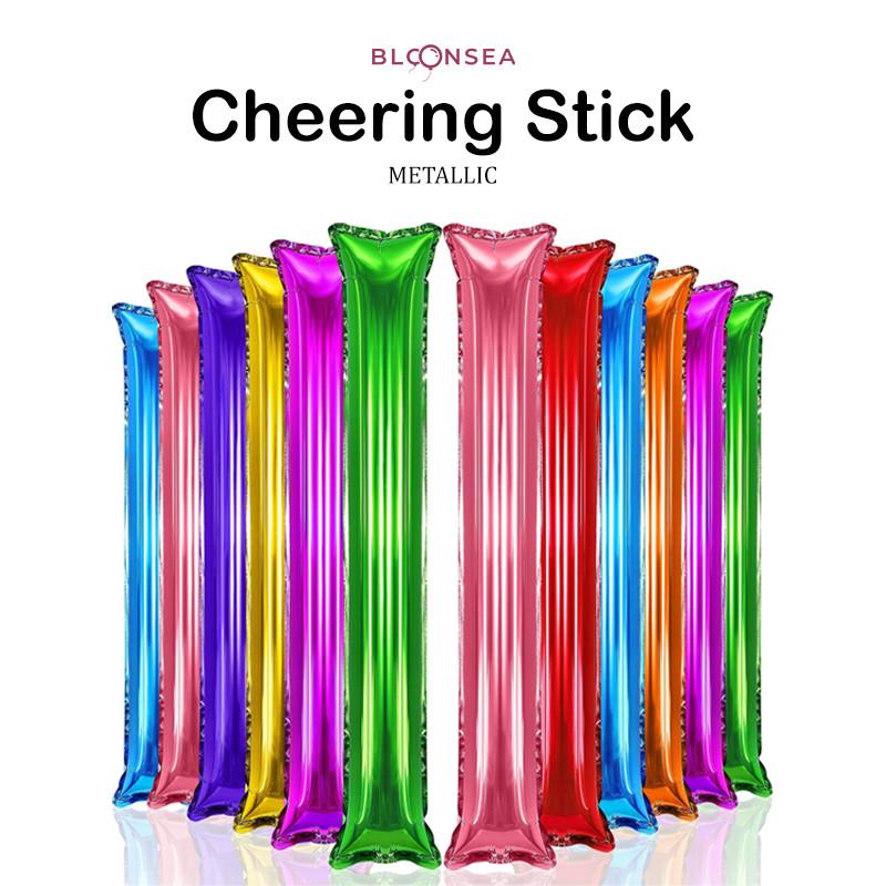 Metallic Cheering Stick Balloon Sport Cheer Up Clapper Bam Bam - TikTok ...