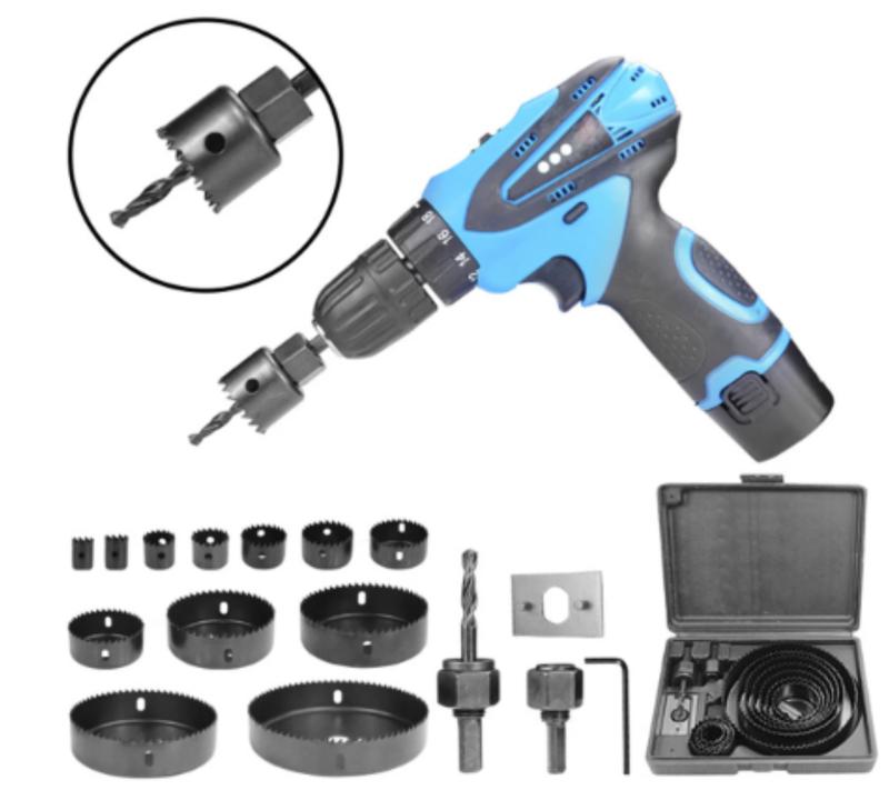16pcs Hole Saw Kit Metal / Penebuk Lubang Kayu - TikTok Shop Malaysia