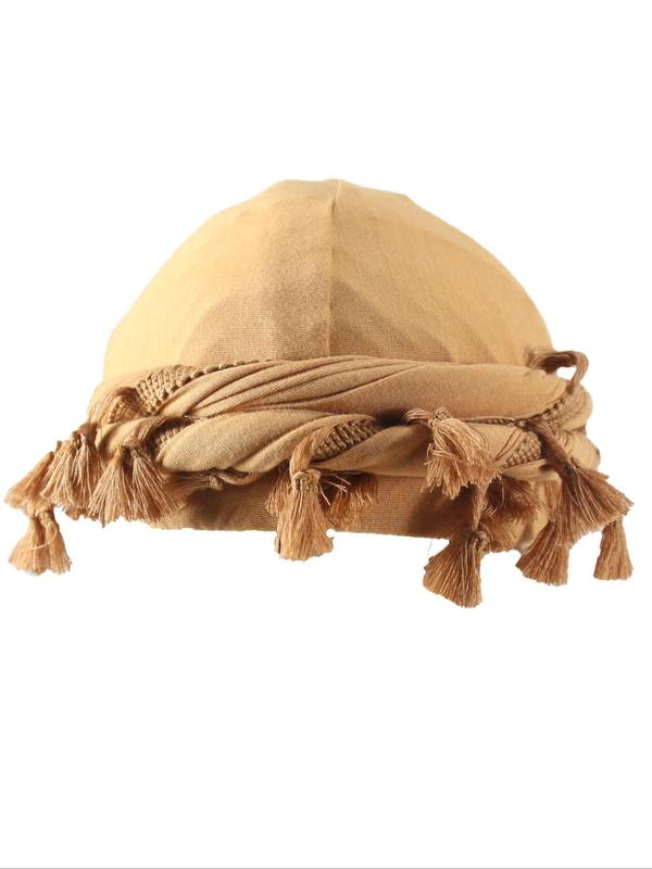 Street Guys Dashing Style Tassel Design Turban Hats for Men, - TikTok ...