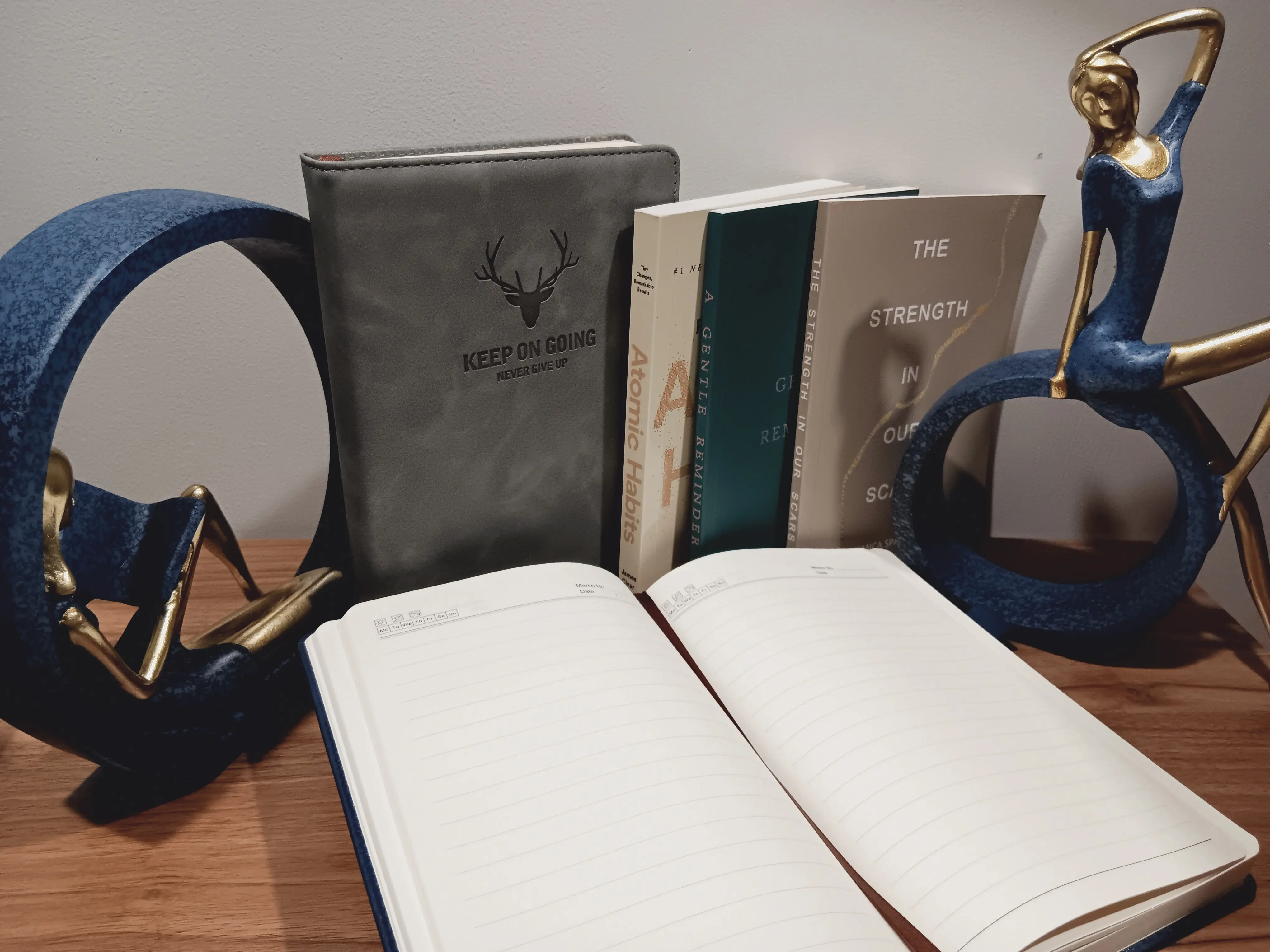 Atomic habits , 416 Pages Business Notebook Thick PU Leather - TikTok ...