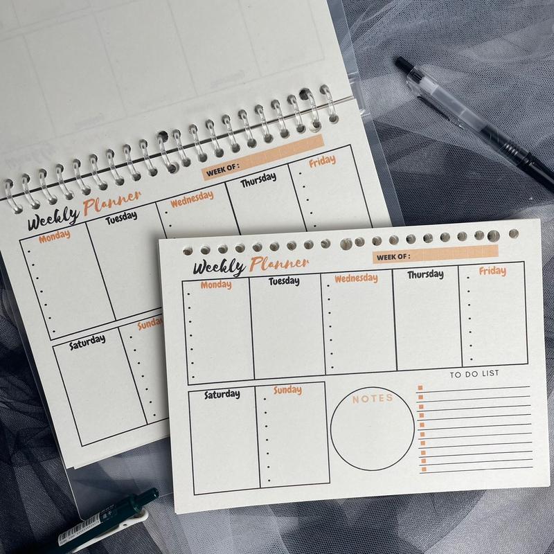 Loose Leaf Planner Mingguan / Isi Binder Weekly Planner - Shop | Tokopedia