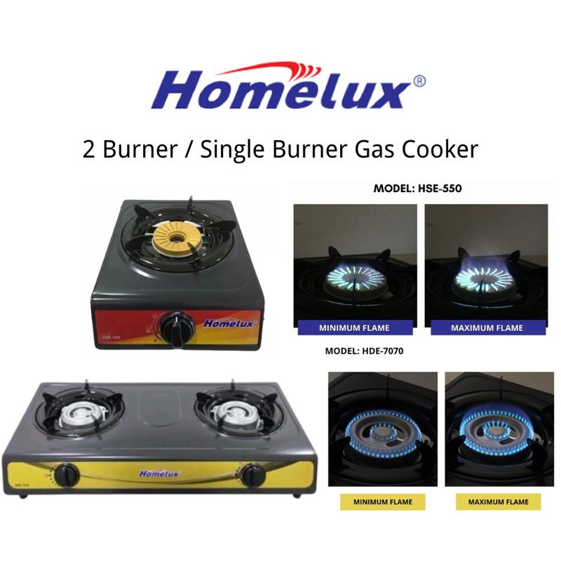 Homelux Single Double Burner Gas Stove | Dapur Gas | HDE-707 - TikTok ...