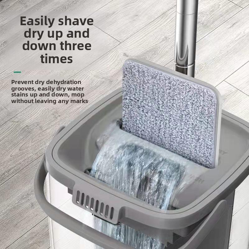Intelligent self squeezing mop kit with 360 degree rotation, - TikTok Shop Singapore