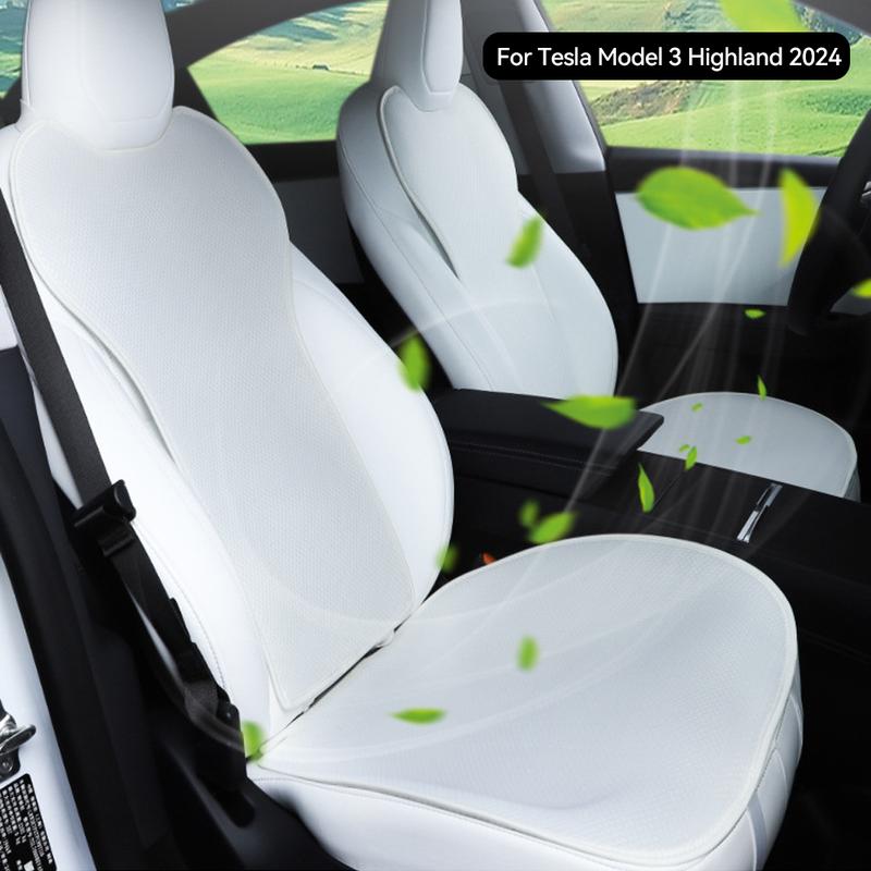 Car Ice Silk Cushion Seat Pad Cover Comfortable Non-slip Breathable ...