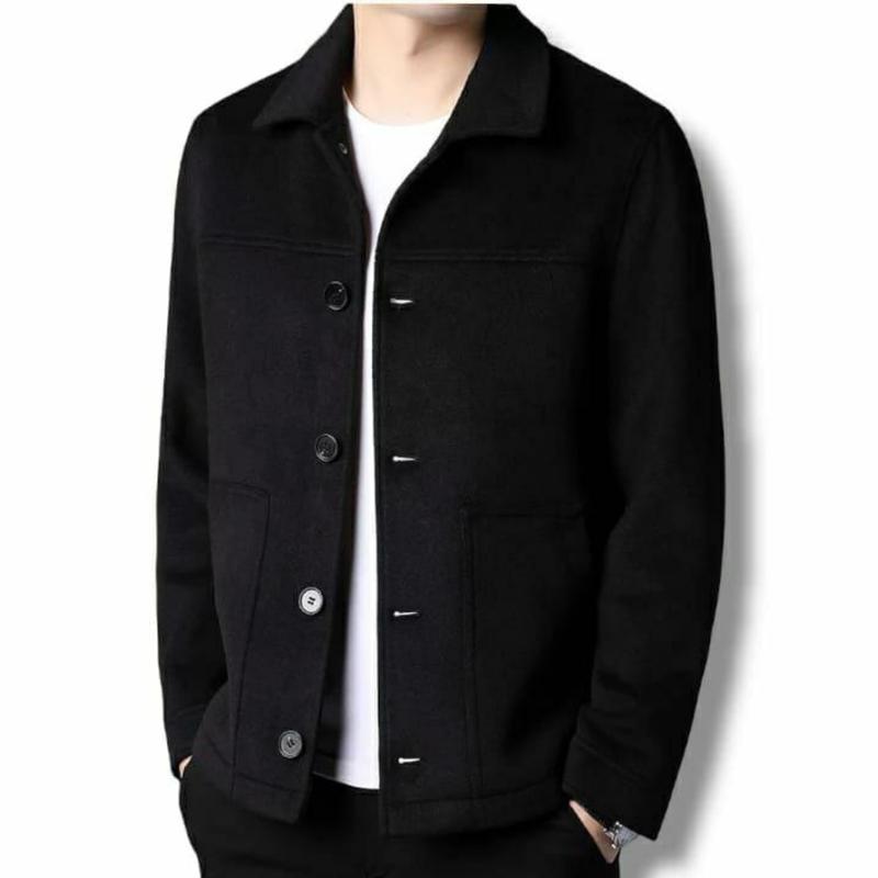 Jaket Shacket Pria Jaket Polos Hitam Basic Jacket Shacket Keren Casual ...