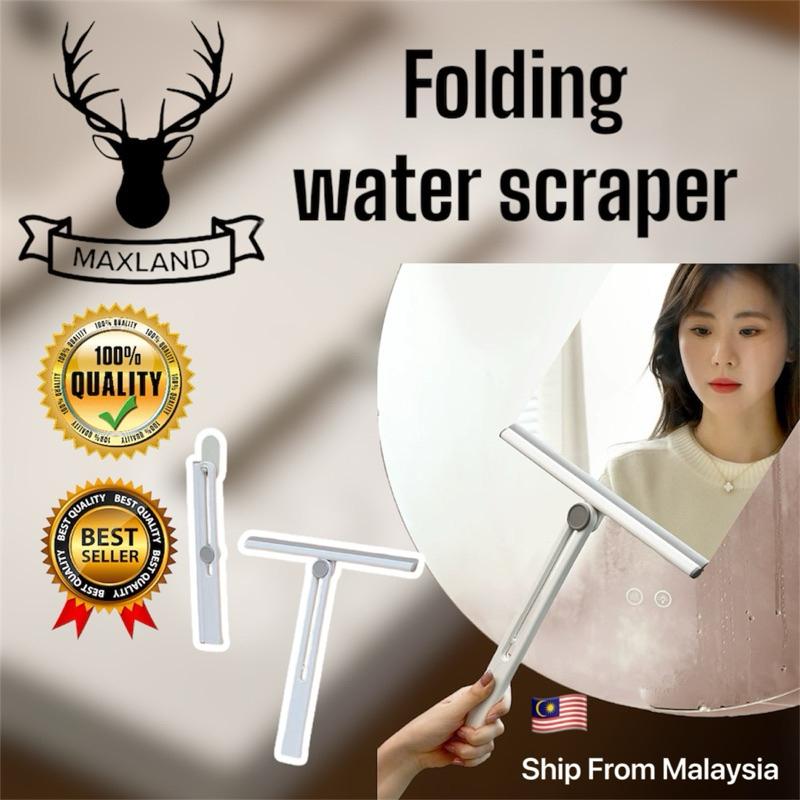 Folding Wiper Scrap Multi-Functional Soft Bathroom Squeegee Window ...