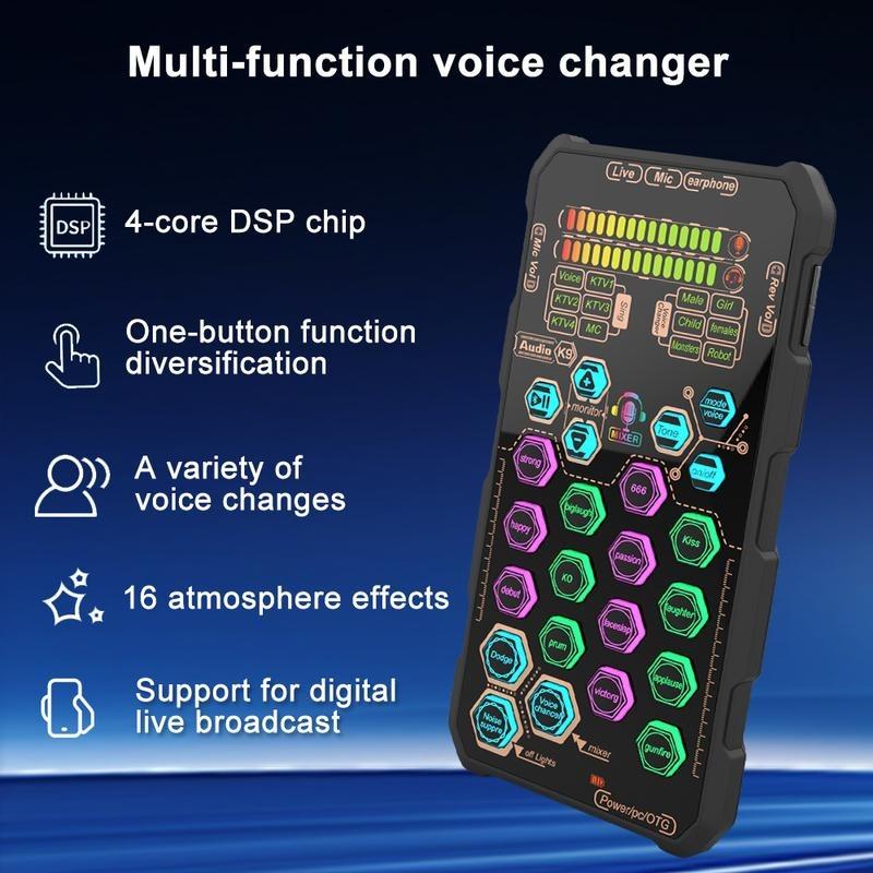 SK9 Voice Changer,handheld Portable mini sound card,Microphone - TikTok ...