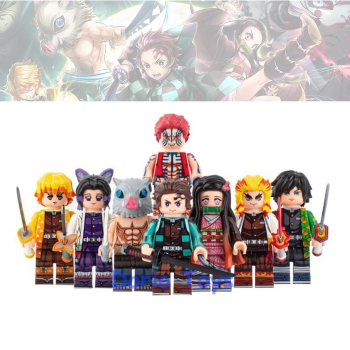 Promo Brick Minifigures Demon Slayer Karakter Anime - Kota Bandung ...