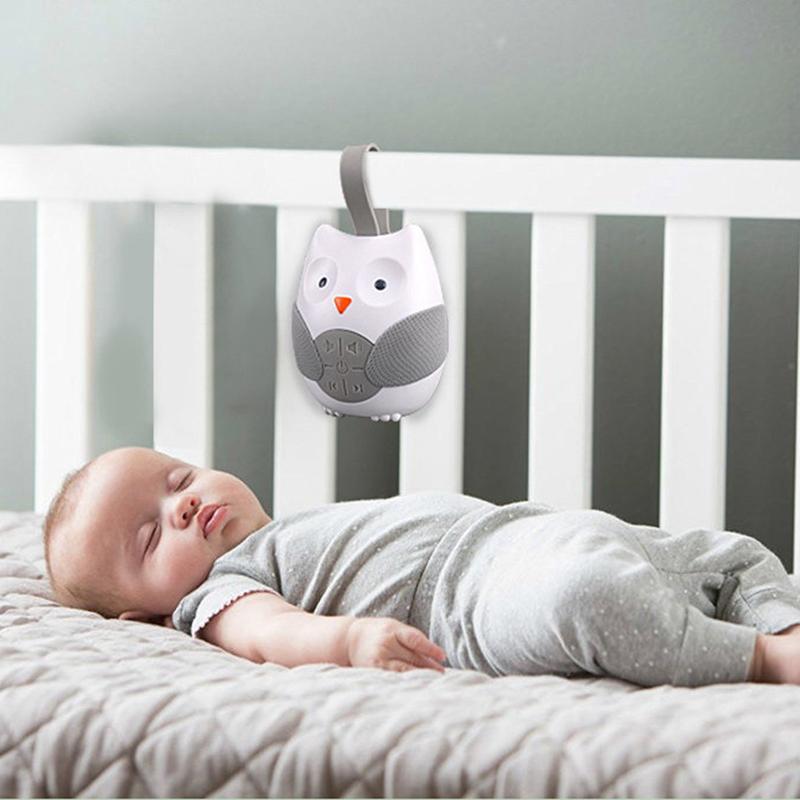 Portable Owl White Noise Machine Baby Soother With 10 Light Music Songs ...