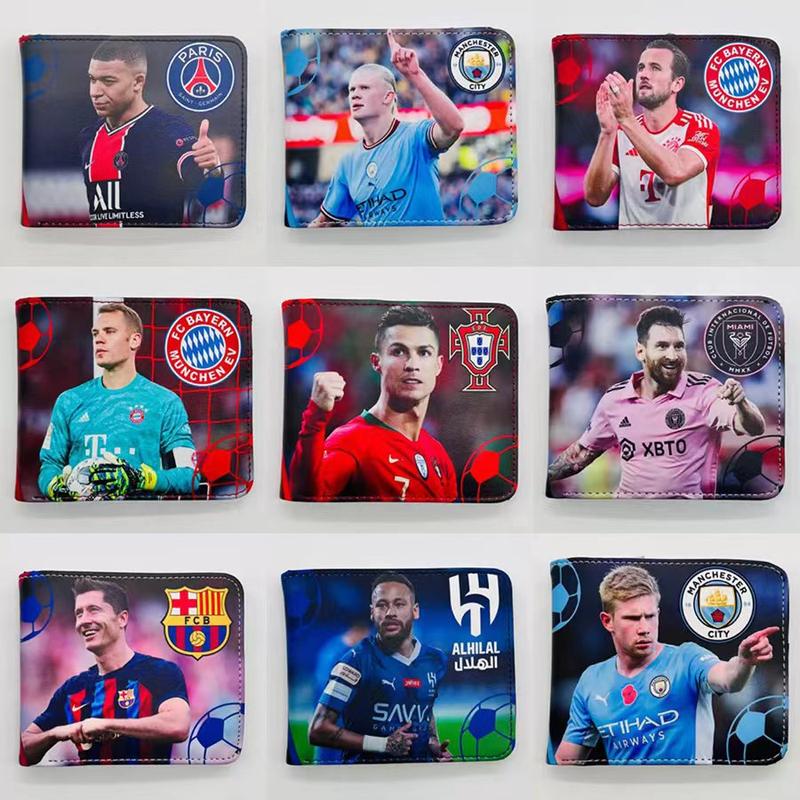 Bags Wallets Kulit Dompet Pendek untuk Lelaki, Corak Corak Piala ...