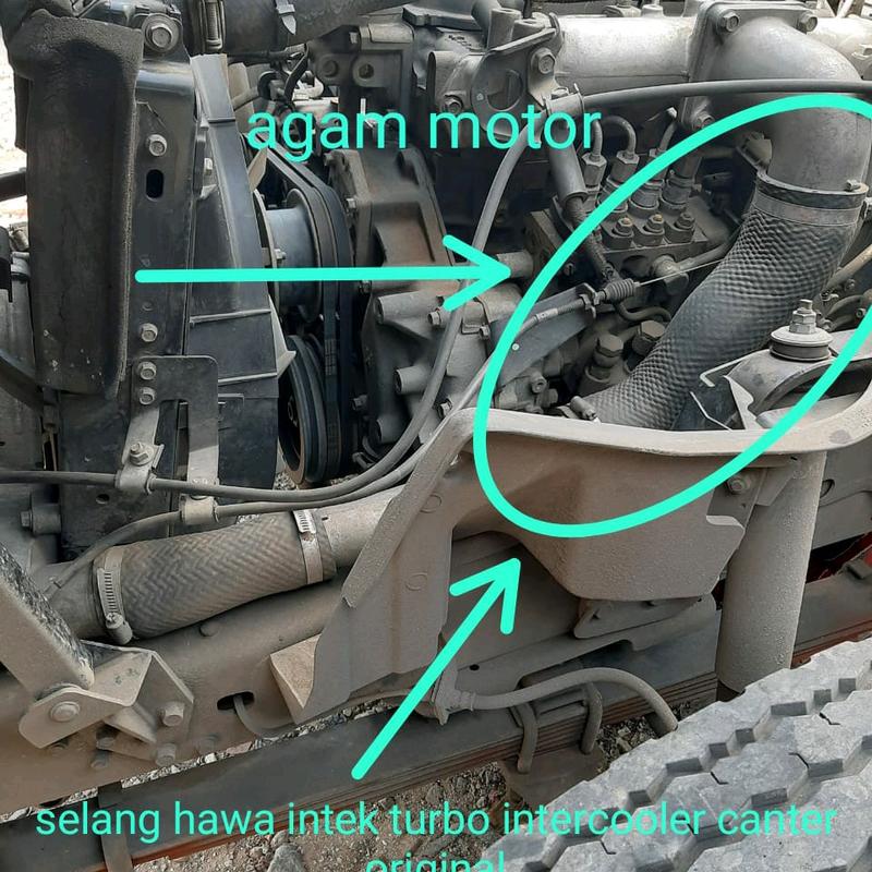selang turbo intercooler canter original mitsubishi ME413372 - Shop ...