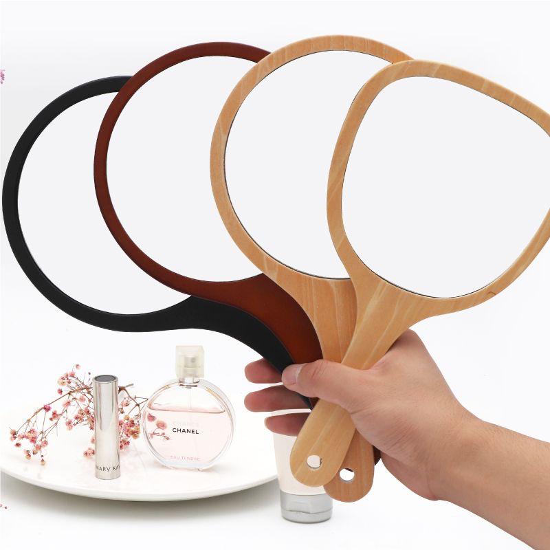 Beauty Salon Special Mirror Hand-Held Makeup Mirror Large round Hand ...