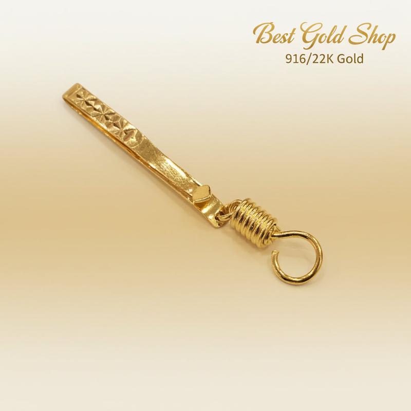 22k / 916 Gold Amulet Clip by Best Gold Shop - TikTok Shop Singapore