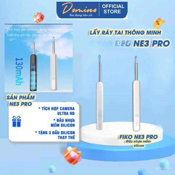 Bộ Dụng Cụ Lấy Ráy Tai Có Camera Chính Hãng DOMINO NE3 PRO, Gắn ...