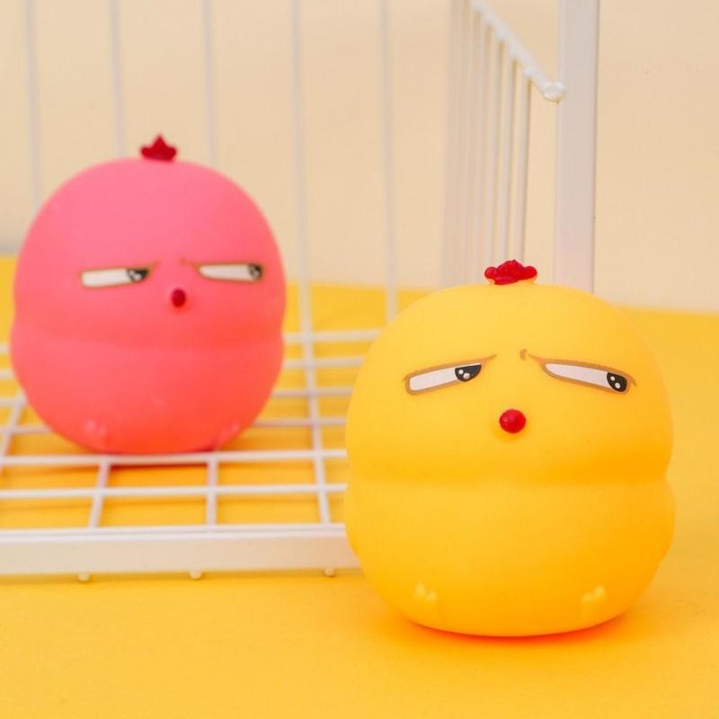 Soft Little Yellow Chicken Chicken Squeeze Toy Slow Rebounce - TikTok ...