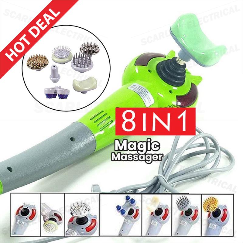 Magic Massager 8 in 1 Complete Body Spa Handheld Massage Health ...