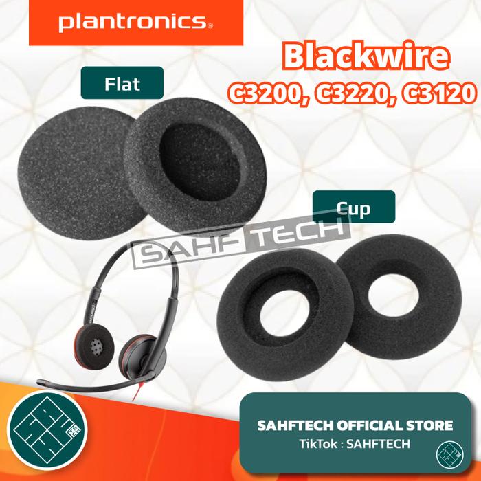 Jual Plantronics Blackwire C3200 C3220 C3120 Spons Earpad Earcup Ear ...