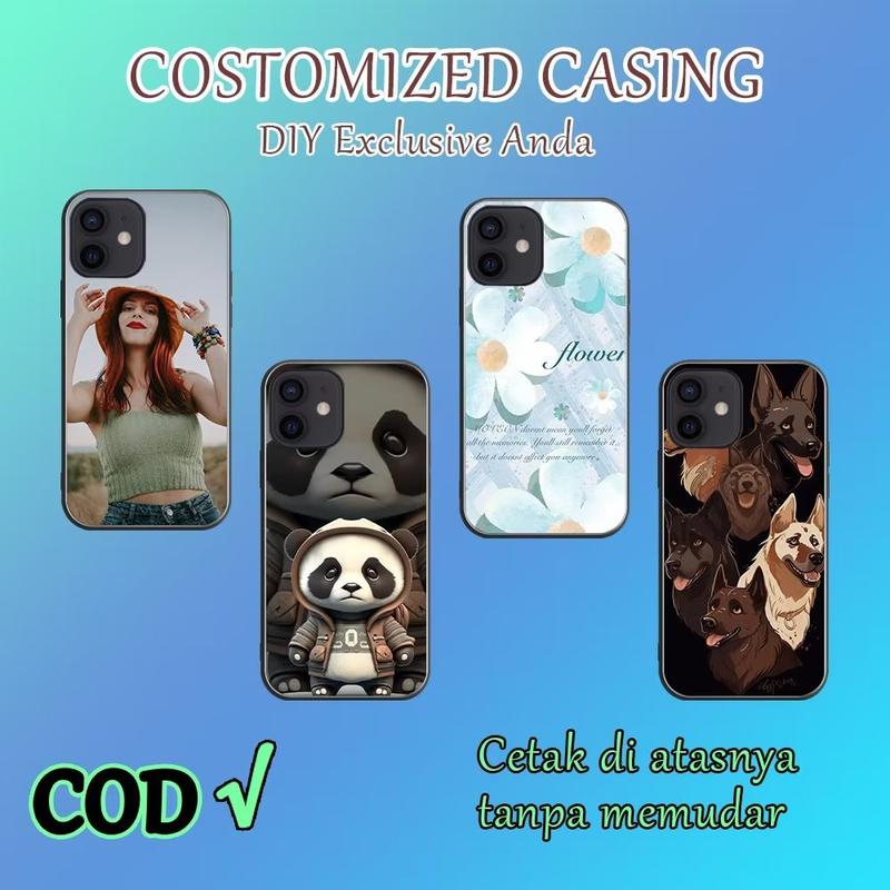 Sesuai untuk iphone DIY Customizde Phone Casing 7 Plus, 8, 11mini ...