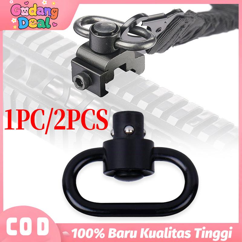 QD Sling Swivel Mount Dengan Push Button Sling Swivel Tactical Quick ...