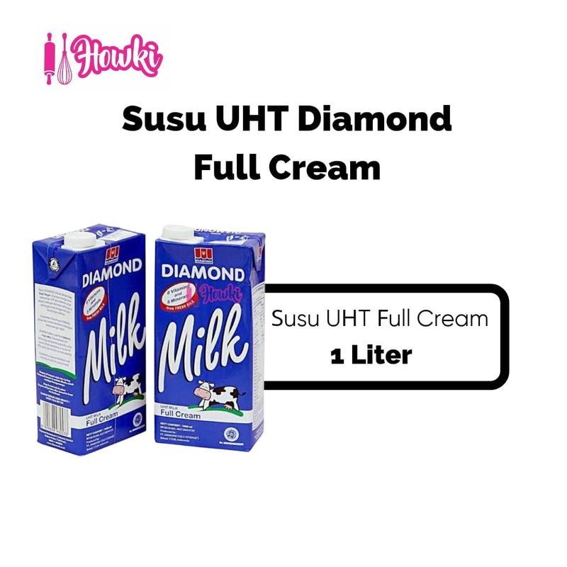 DIAMOND Susu UHT Full Cream 1000ml - Shop | Tokopedia