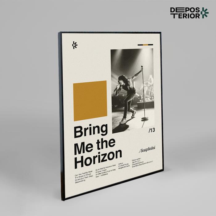 Jual Poster BMTH - Sempiternal Cover Album Frameblock - 10R 20x30 ...