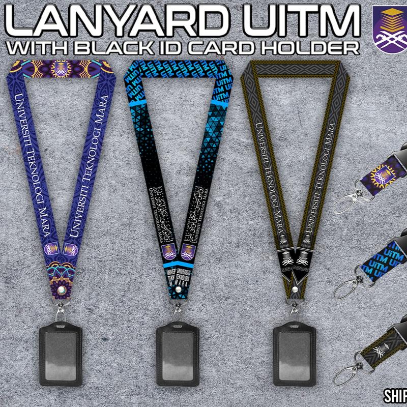 LANYARD UITM WITH ID CARD HOLDER. 6 DESIGN. READY STOCK!!! - TikTok ...