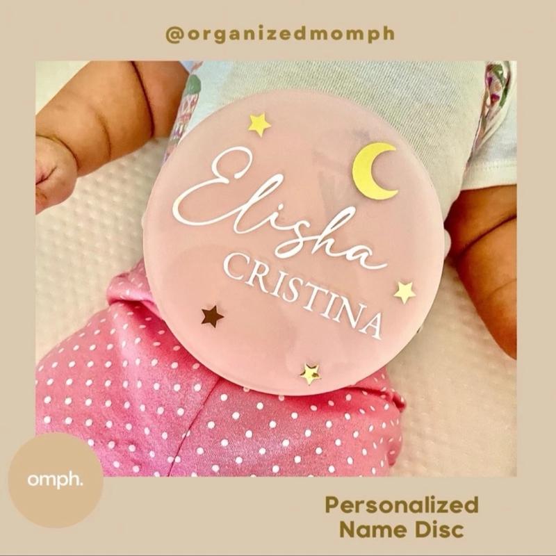 Personalized Name Disc for Baby High Quality Monthly Milestone - TikTok ...