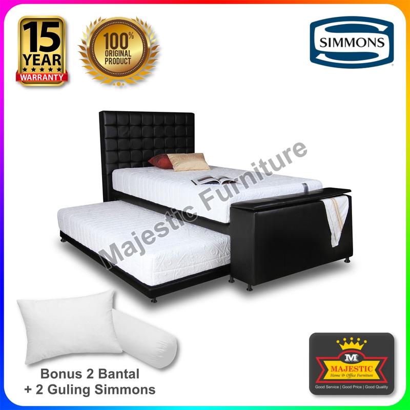 Set Spring Bed - 2-in-1 Simmons Maxima - Jogja - Shop | Tokopedia