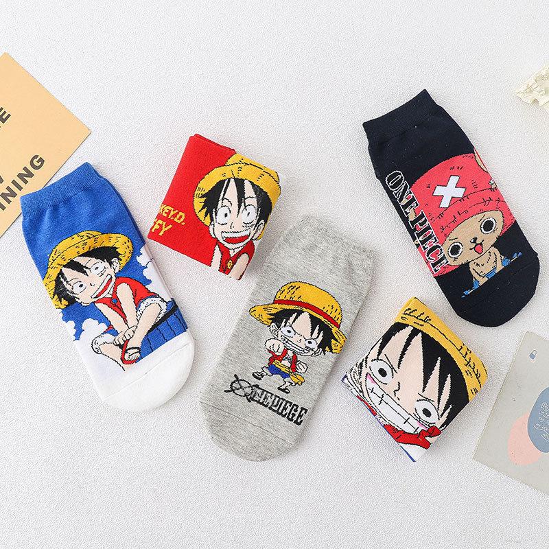 OW Cartoon Anime Short Socks Cotton Ankle Socks CHOPPER LUFF - TikTok ...