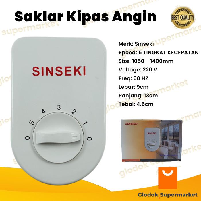 Ceilling Fan Regulator Kipas Angin Gantung Saklar Switch sinseki - Shop ...