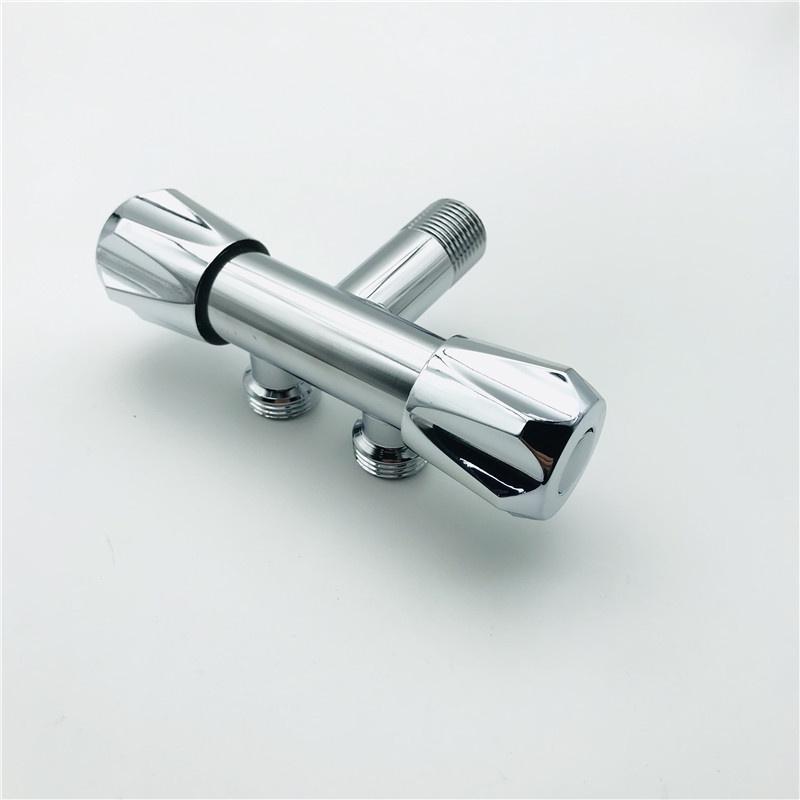 Bathroom Faucet Valve Single Inlet Double Outlet Angle Valve - TikTok ...