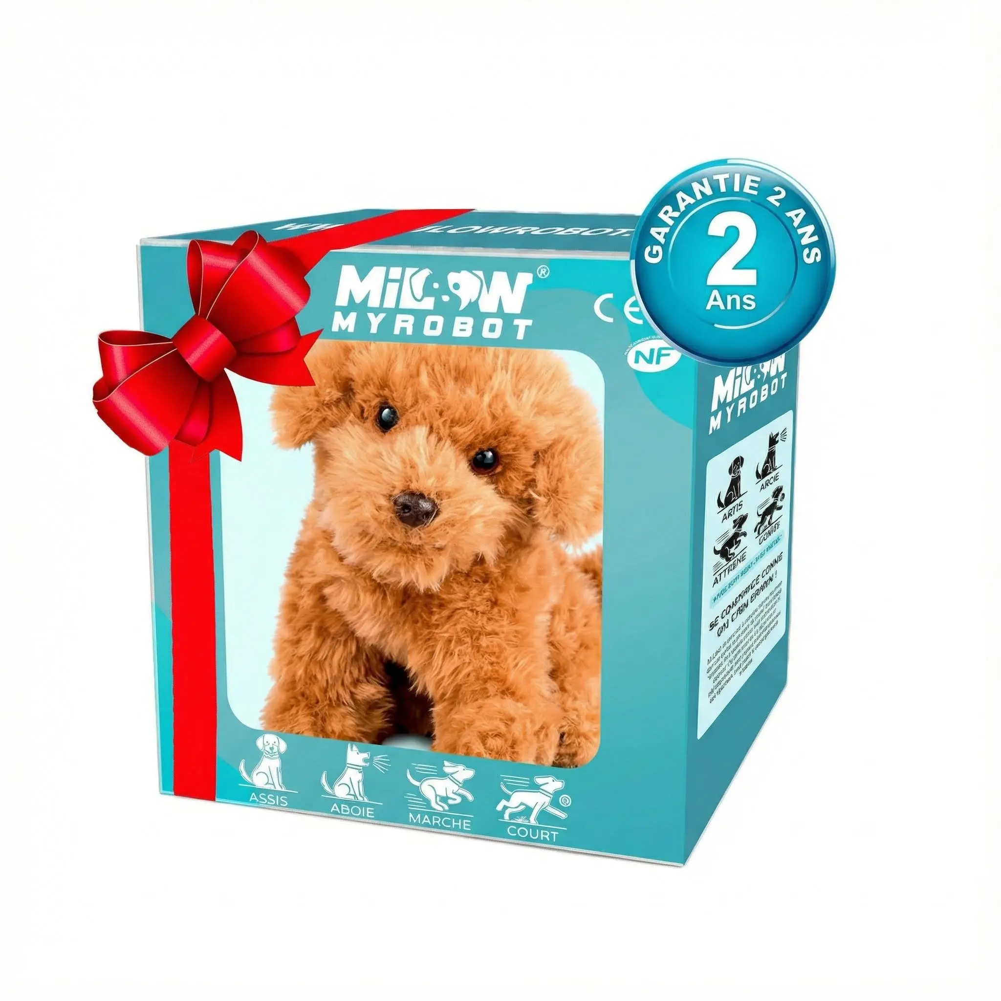 New Realistic Robotic Dog Plush ToyInteractive Puppy That Walks, Barks ...