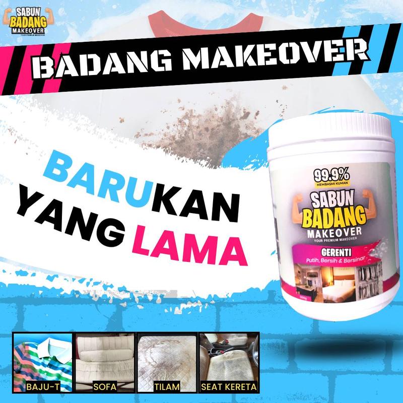 COMBO SABUN BADANG MAKEOVER FABRIC KERAK KUALI - TikTok Shop Malaysia