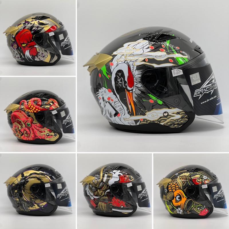 Gracshaw Gennex G535 (Japan Edition) Helmet - TikTok Shop Malaysia