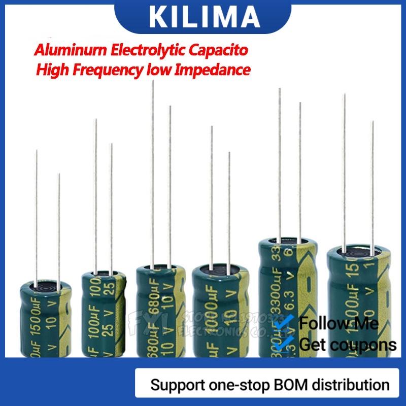 High Frequency Low ESR Aluminum Capacitor 16V 50V 63V 100V 47UF ...