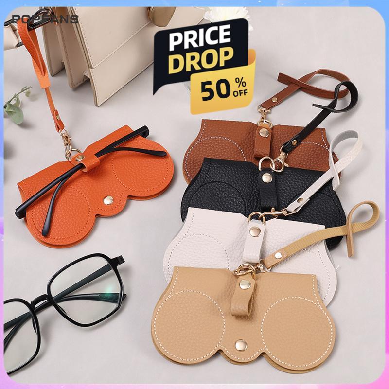 Beg Cermin Mata Hitam Kulit, Fesyen, untuk Penyimpanan dan Perlindungan ...