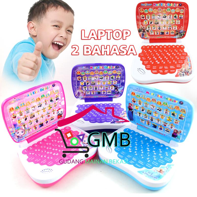 MAINAN ANAK LAPTOP EDUKASI BELAJAR MENGENAL ANGKA DAN MEMBAC - Shop ...