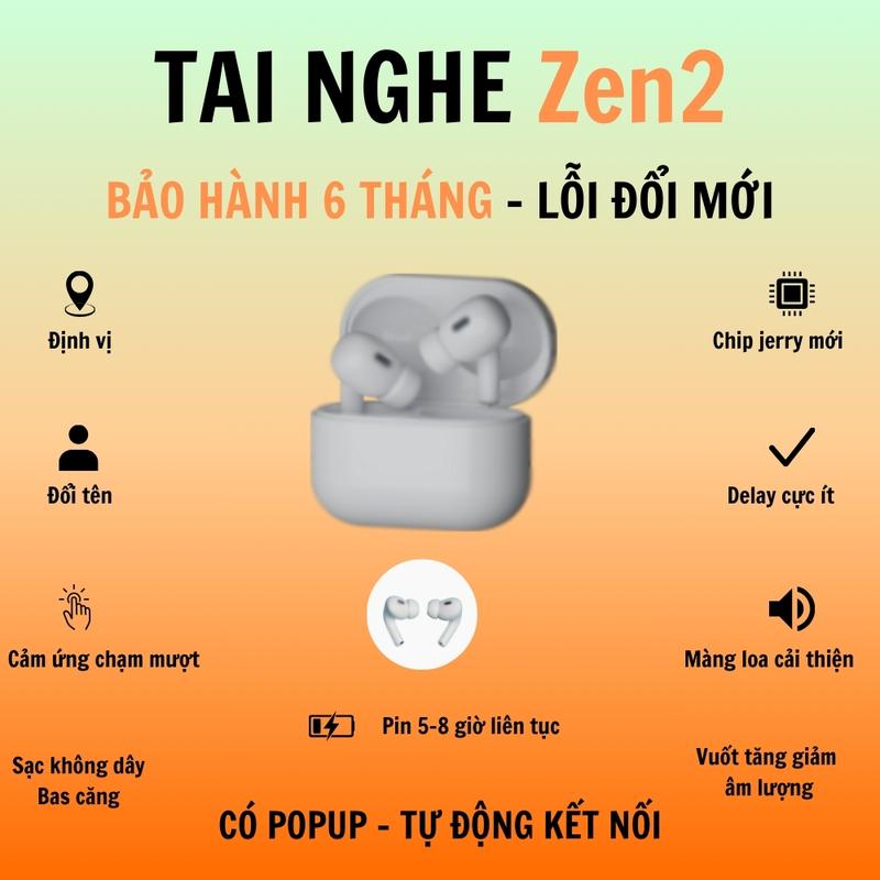 Tai Nghe Bluetooth PrOGen2 bản Xịn 2025, cảm biến Vuốt tăng giảm ...